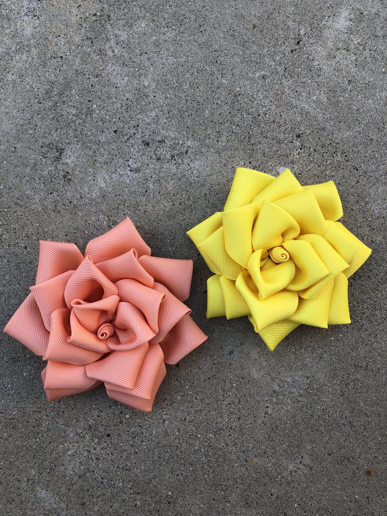 Rose Ribbon Barrettes on Luulla